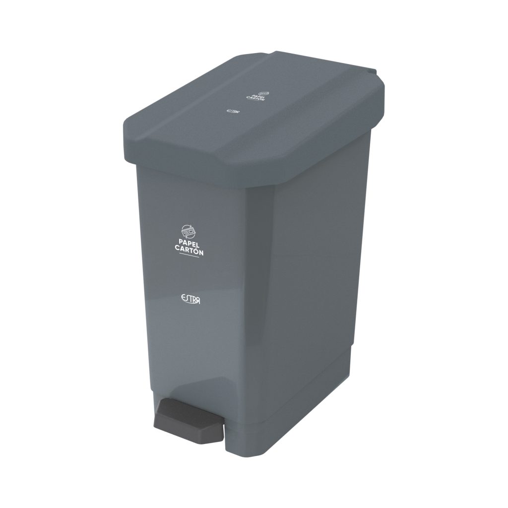Estrabins Pedal Wastebin 44L/12Gallon Marked - Estra Internacional